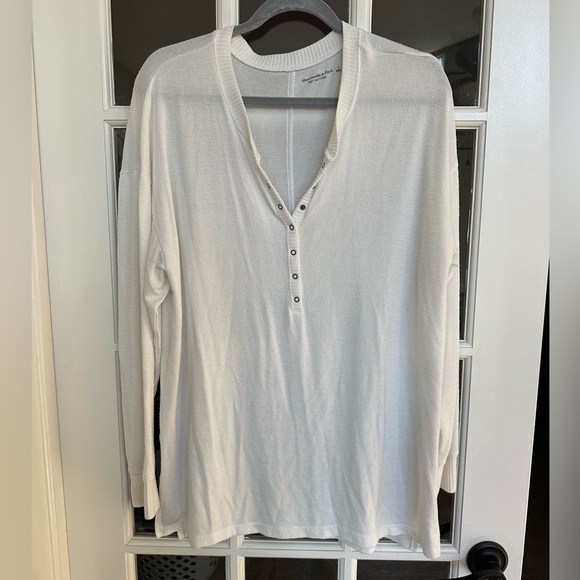 Abercrombie & Fitch | Tops | Abercrombie Fitch Soft Af Lounge Henley | Poshmark